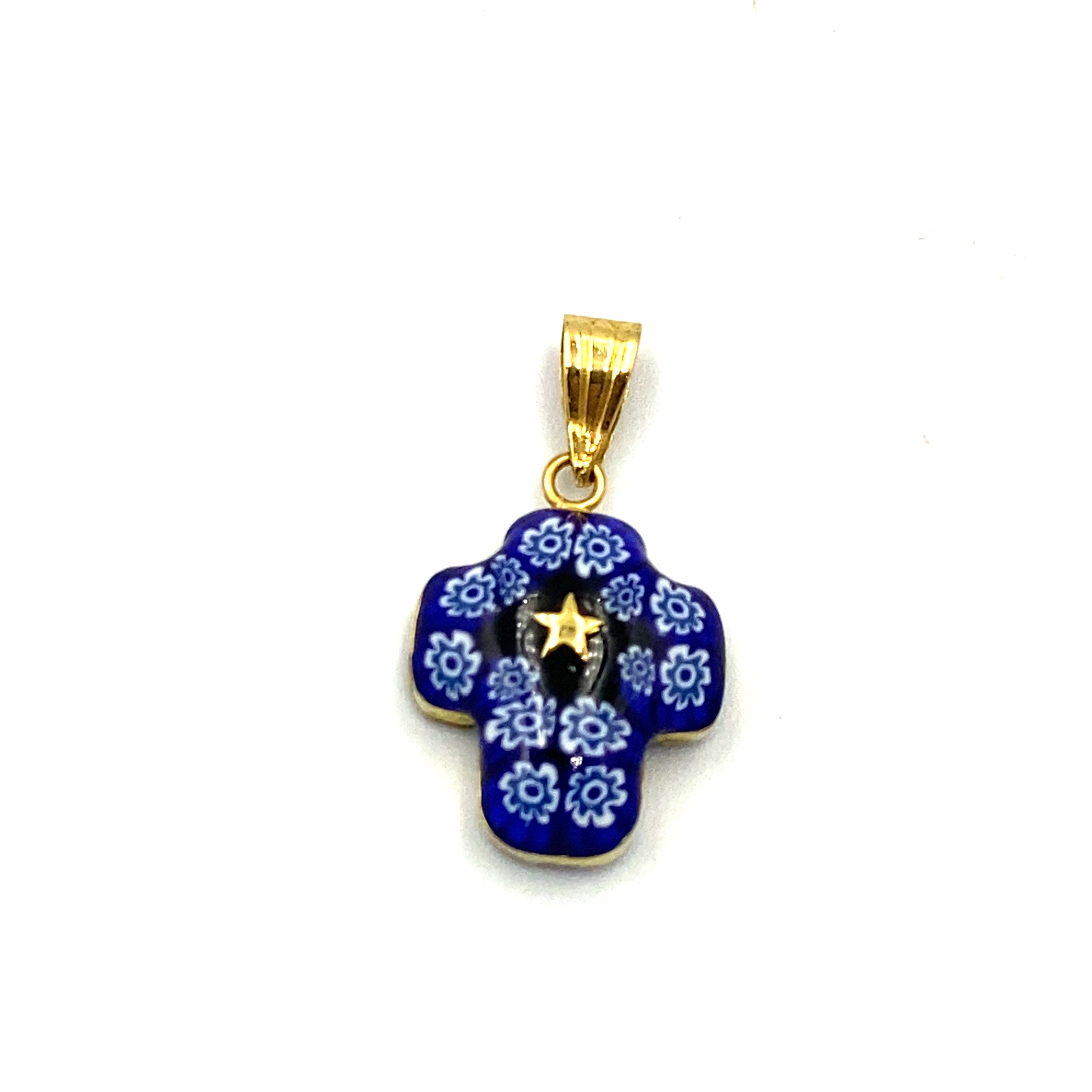 Murrina Cross Pendant – Siciliano Gioielli